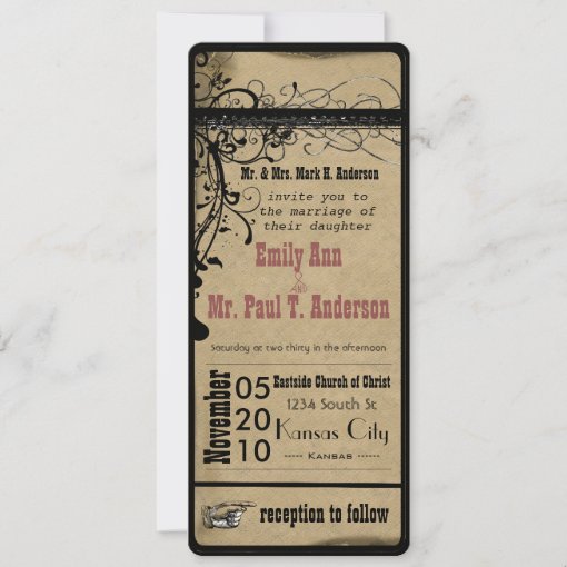 Pink Medieval, Renaissance Wedding Invitations | Zazzle