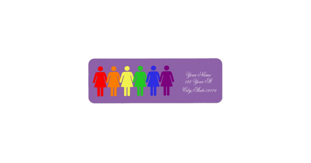 pink mermaid swimming label | Zazzle
