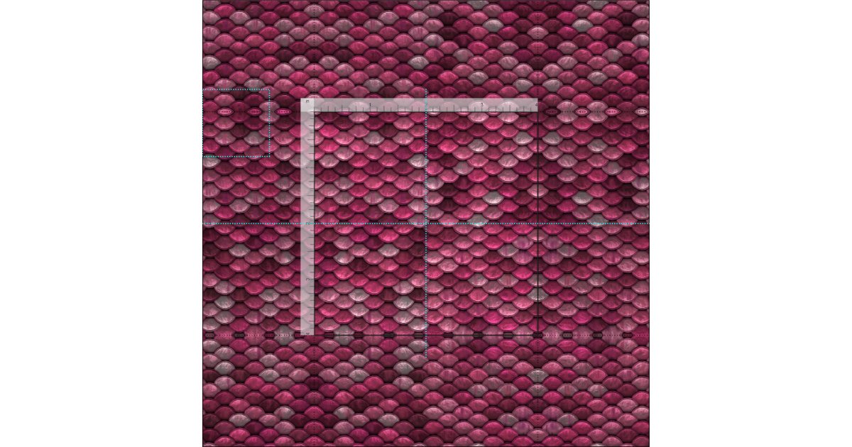 Pink Metallic Scales Texture Fabric | Zazzle
