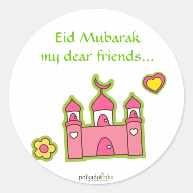 Pink Mosque Stickers | Zazzle
