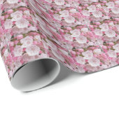 Pink Mountain Laurel Floral Pattern Wrapping Paper | Zazzle