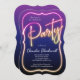 Pink Neon Party Invitation | Zazzle