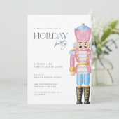 Pink Nutcracker Holiday Party Invitation | Zazzle