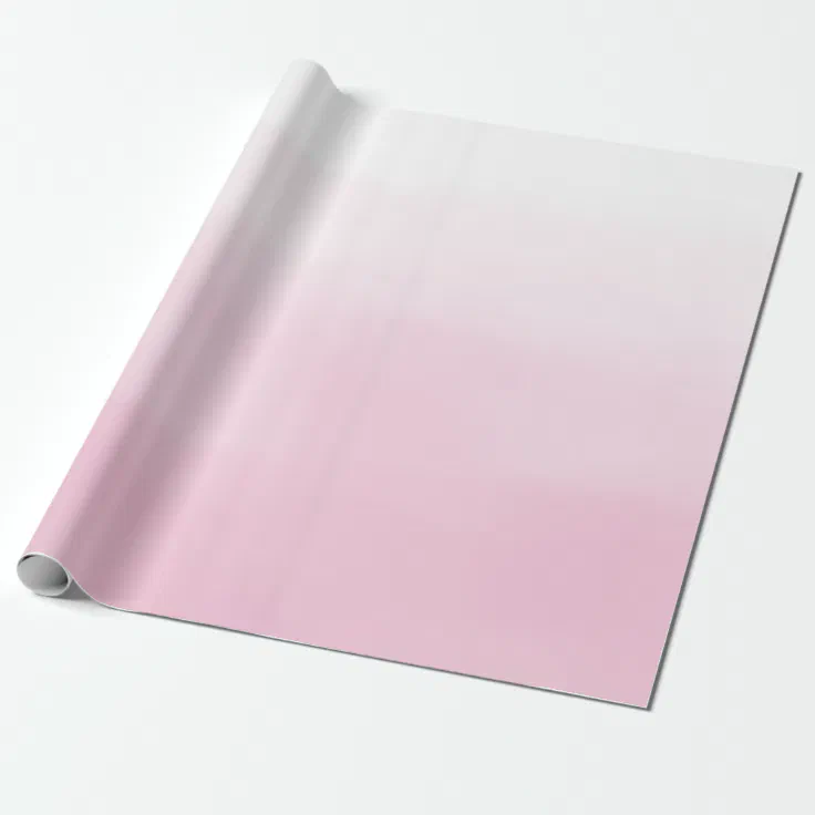 Pink Ombre Wrapping Paper | Zazzle