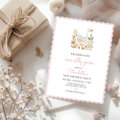 Pink One Silly Goose Birthday Invitation | Zazzle