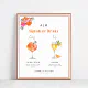 Pink Orange Signature Drinks Cocktail Wedding Sign | Zazzle