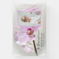 Pink Orchid Flower Celebration of Life Funeral Banner | Zazzle