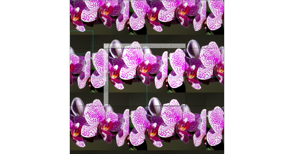 Pink Orchids Fabric | Zazzle