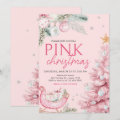 Pink Ornaments Christmas Party Invitation | Zazzle