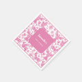 Pink otomi mexican baby shower Paper Plate Napkins | Zazzle