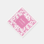Pink otomi mexican baby shower Paper Plate Napkins | Zazzle