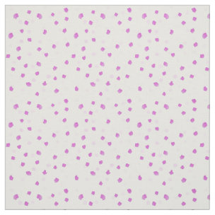 Pink Spots Fabric | Zazzle