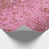 Pink Paisley Wrapping Paper | Zazzle