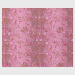 Pink Paisley Wrapping Paper | Zazzle