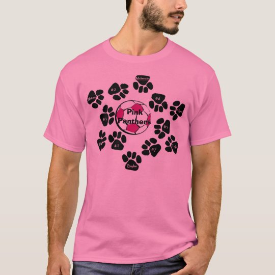 Pink Panthers Soccer Shirt | Zazzle.com