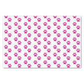 Pink Paw Print Tissue Paper | Zazzle