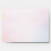 Pink Peach Blue Watercolor Tie Dye Envelope | Zazzle