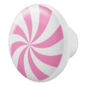 Pink Peppermint Candy Cabinet Knob Drawer Pull | Zazzle