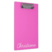 Pink Personalized Name Clipboard | Zazzle