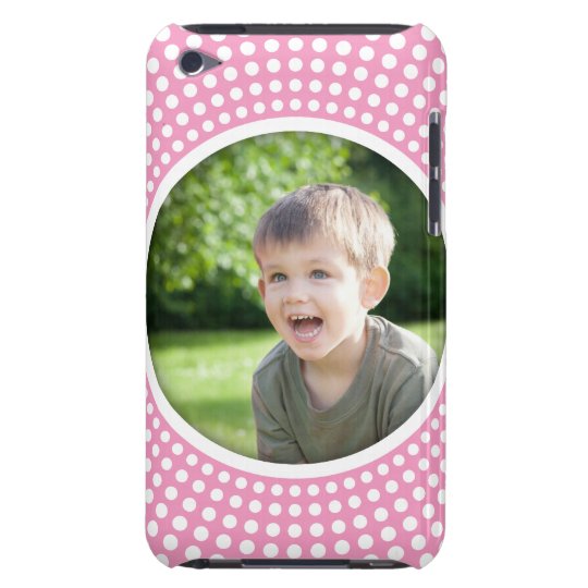 Pink personalized photo iPod touch case | Zazzle.com