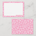 Pink Personalized Preppy Note Cards | Zazzle