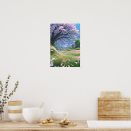 Pink Petals of Spring Poster | Zazzle