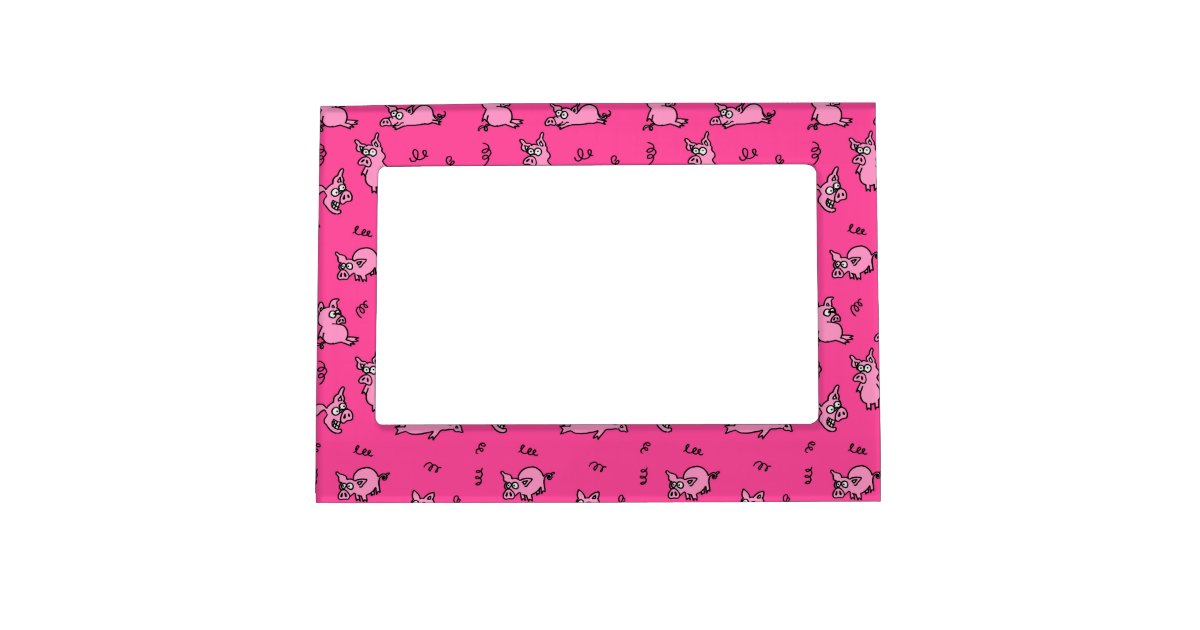 Pink Pig Photo Frame | Zazzle