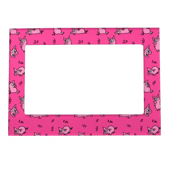 Pink Pig Photo Frame | Zazzle
