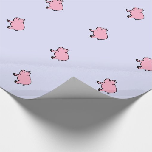 Pink Pig, Wrapping Paper, 30" x 6' Wrapping Paper | Zazzle