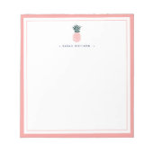 Pink Pineapple | Personalized Notepad | Zazzle