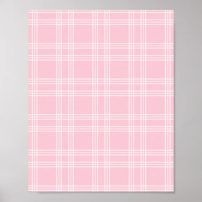 Pink Plaid Tartan Poster | Zazzle