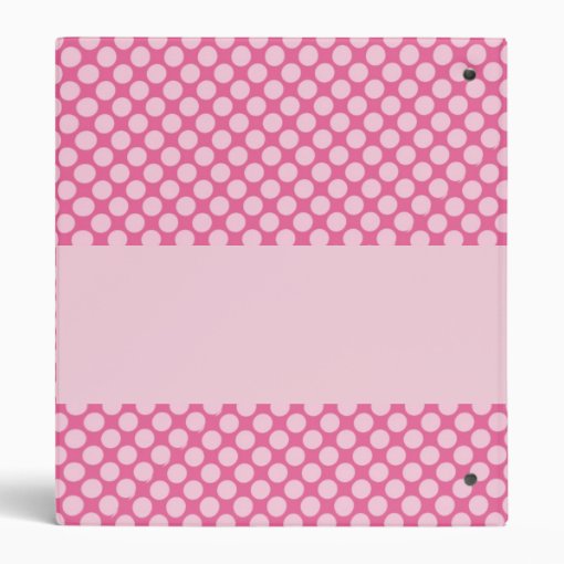 Pink Polka Dot Pattern Wedding Planner Binders | Zazzle