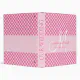 Pink Polka Dot Pattern Wedding Planner Binders | Zazzle