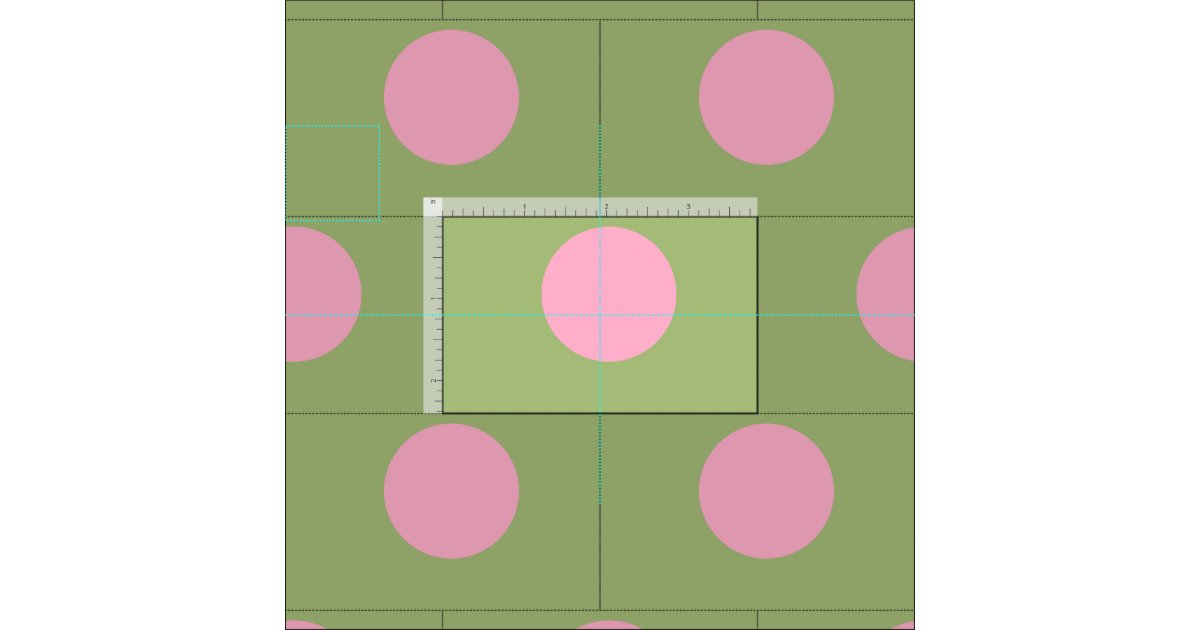 Pink polka dots on sage green background. fabric | Zazzle