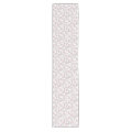 Pink Poodle Pattern Short Table Runner | Zazzle