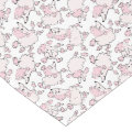Pink Poodle Pattern Short Table Runner | Zazzle