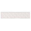 Pink Poodle Pattern Short Table Runner | Zazzle