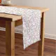 Pink Poodle Pattern Short Table Runner | Zazzle