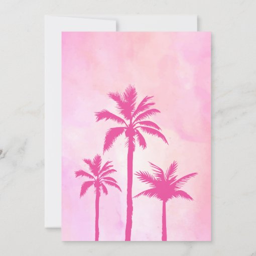 Pink Pool Party Birthday Invitation | Zazzle