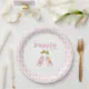 Pink Poppin Bottles Girl Baby Shower Paper Plates | Zazzle