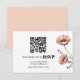 Pink poppy flowers QR code floral wedding RSVP | Zazzle