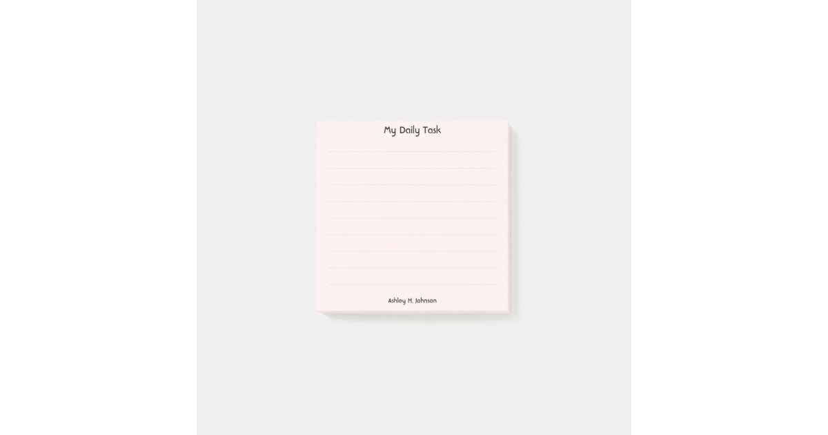 Pink Post-it Notes | Zazzle