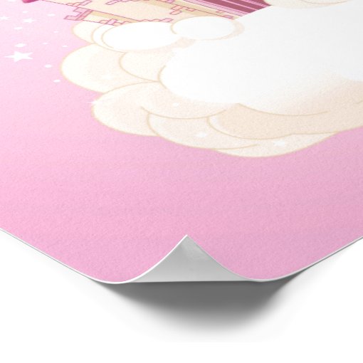 Pink Princess Castle Poster | Zazzle