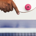 Pink princess crown table tennis ping pong ball | Zazzle