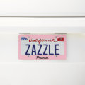Pink Princess License Plate License Plate Frame | Zazzle