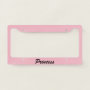 Pink Princess License Plate License Plate Frame | Zazzle