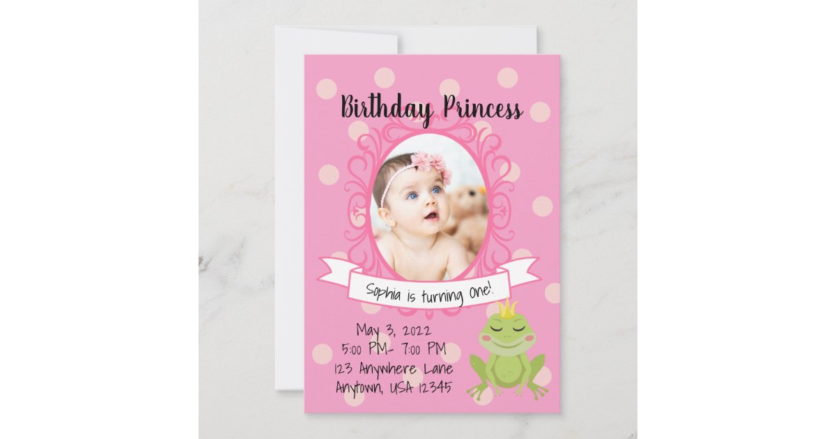 Pink Princess Party Invitation | Zazzle