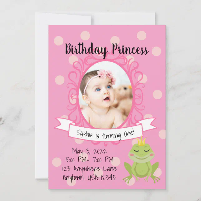 Pink Princess Party Invitation | Zazzle