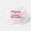 Pink Princess Personalized Pacifier | Zazzle