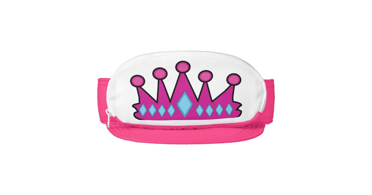 Pink Princess - Rip, Clip and Zip! Visor | Zazzle